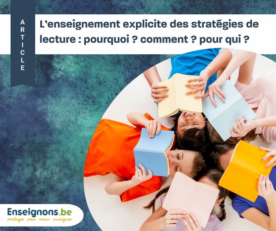 L’enseignement explicite des stratégies de lecture : pourquoi … - Enseignons.be