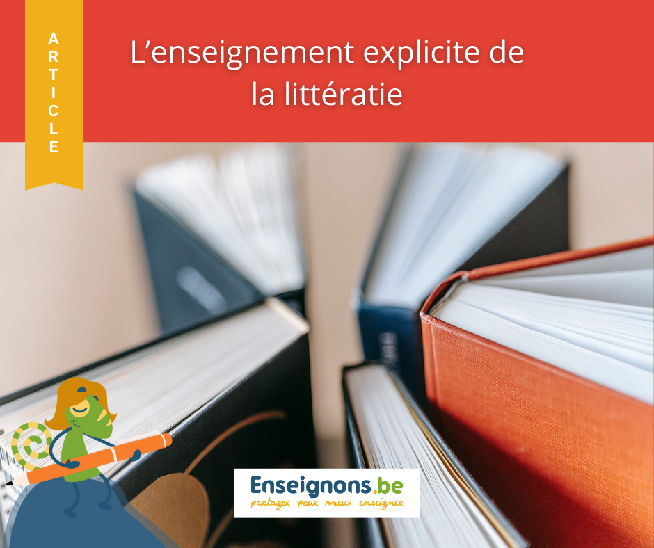 L’enseignement explicite de la littératie - Enseignons.be