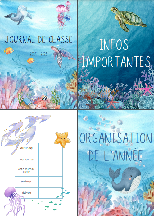 Journal de classe 2024-2025 - Enseignons.be
